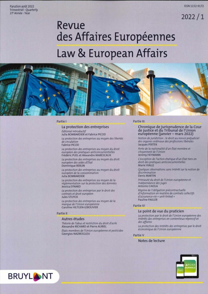 Le droit de L'Union Européenne (UE) protège-t-il l’entreprise ? - Tactics